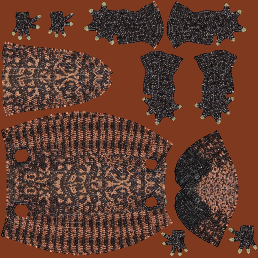 Lizards bundle 3D model - TurboSquid 1714683