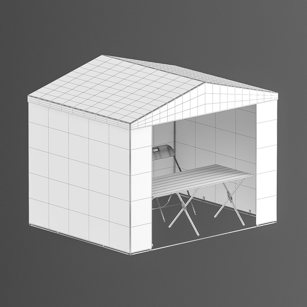 Stalls 3D Model - TurboSquid 1407847