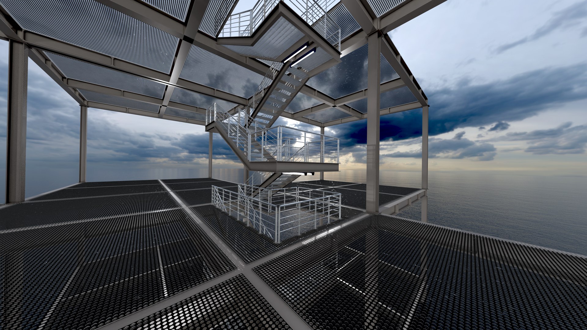 3D Modular Expandable Metallic Structure Model - TurboSquid 2087708