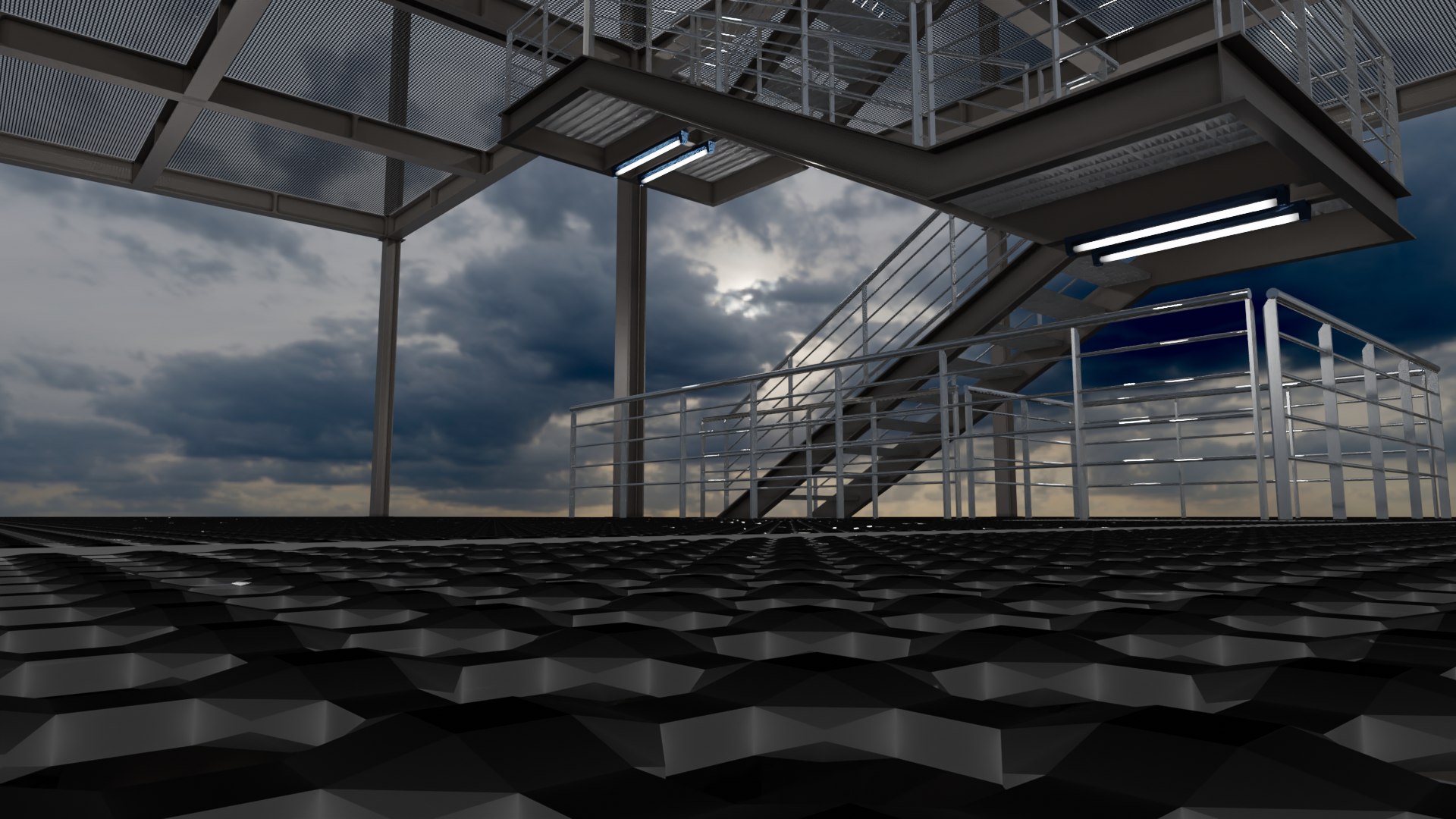 3D Modular Expandable Metallic Structure Model - TurboSquid 2087708