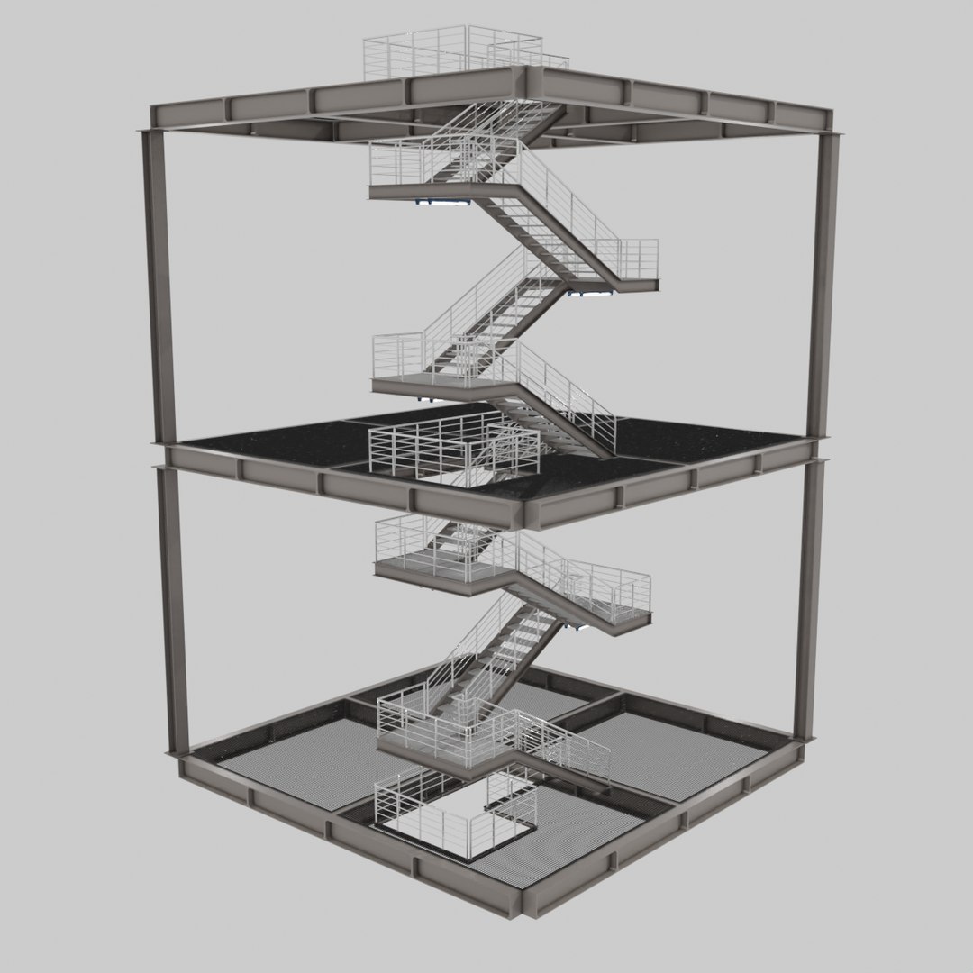 3D Modular Expandable Metallic Structure Model - TurboSquid 2087708
