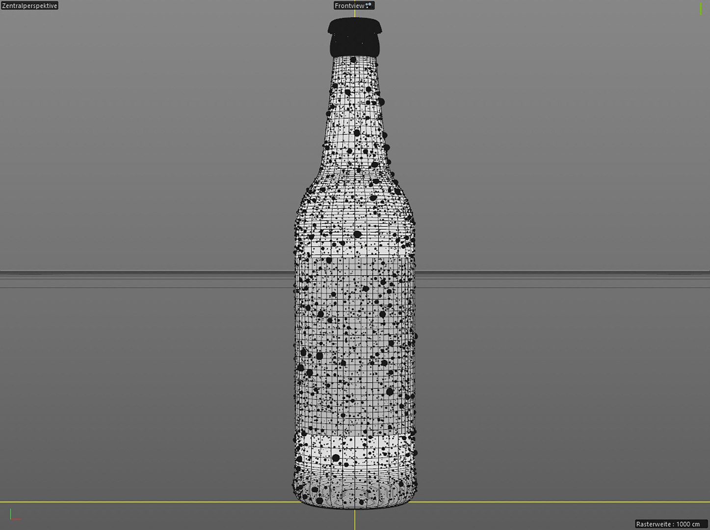 3D Green beer bottle with caustics and studio setup model - TurboSquid 2110166