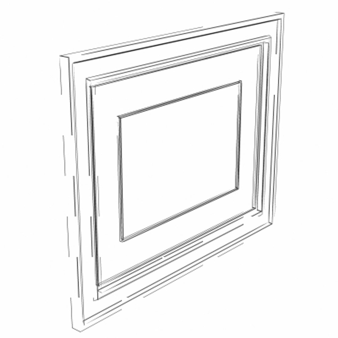 Frames Paintings 3d Model