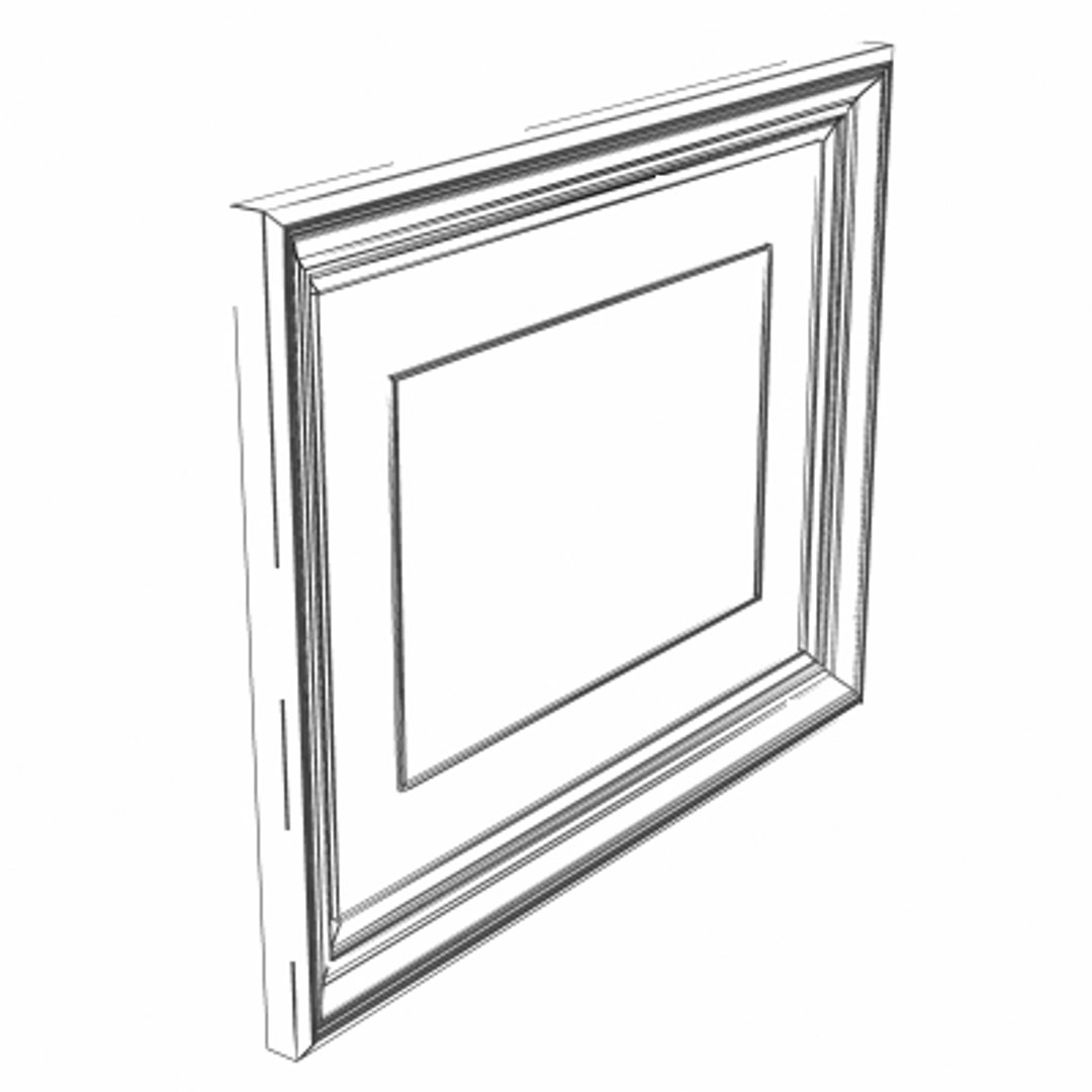 Frames Paintings 3d Model