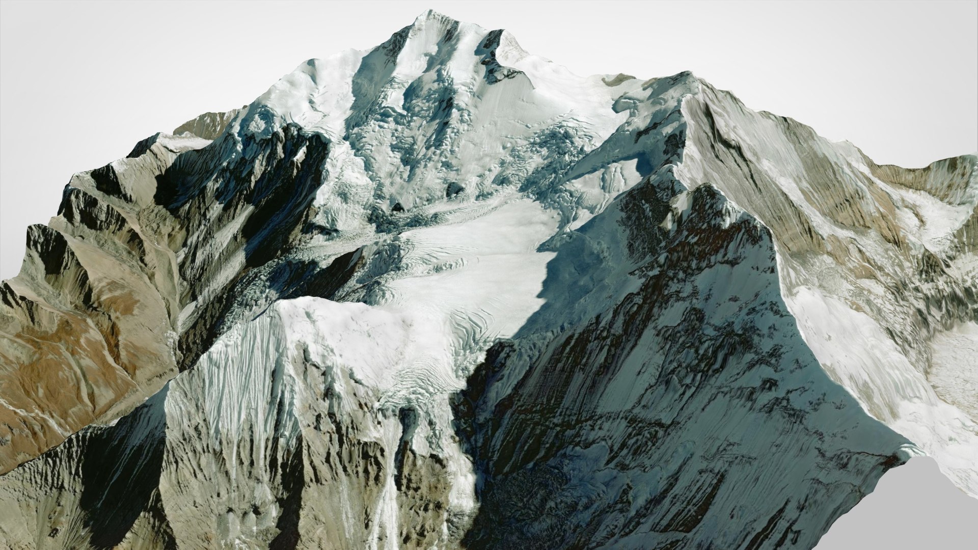 Mountain Landscape Dhaulagiri Himalayas Nepal Model - TurboSquid 2368640