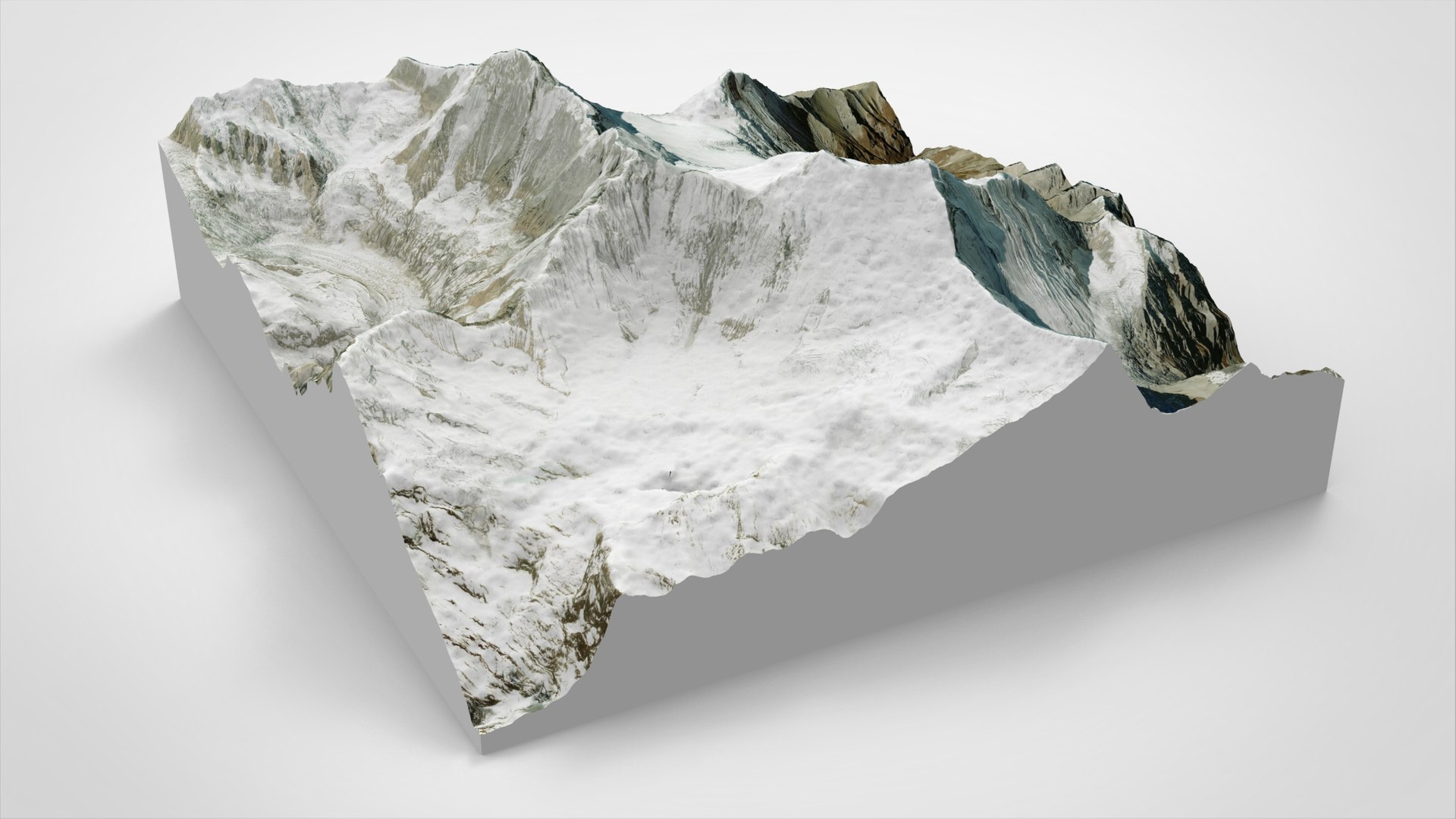 Mountain Landscape Dhaulagiri Himalayas Nepal Model - TurboSquid 2368640
