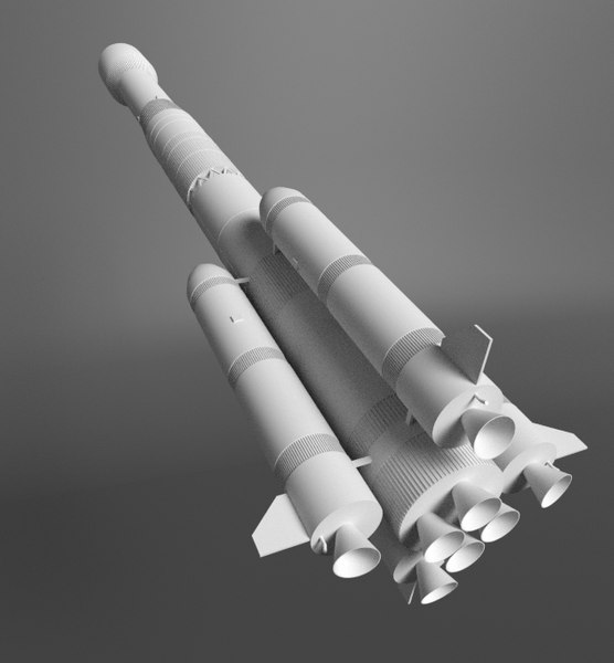 Long march 3b rocket 3D model - TurboSquid 1425514