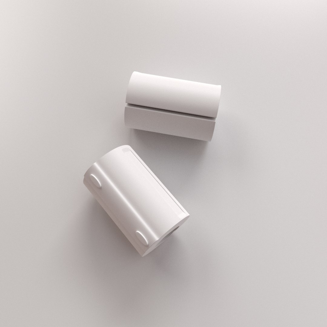 Ferrite Clamp 3D Model - TurboSquid 1472958