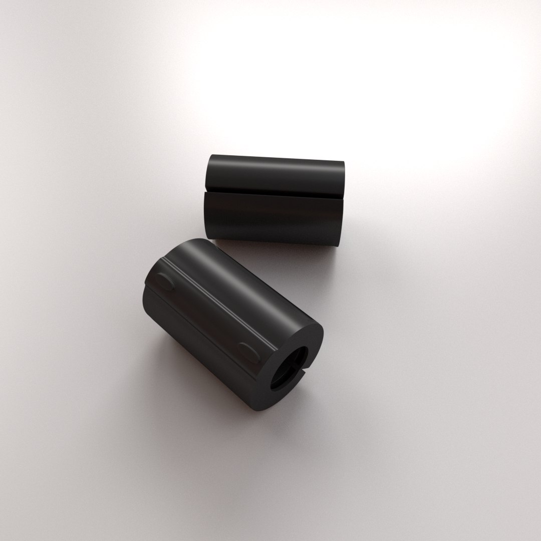 Ferrite Clamp 3D Model - TurboSquid 1472958