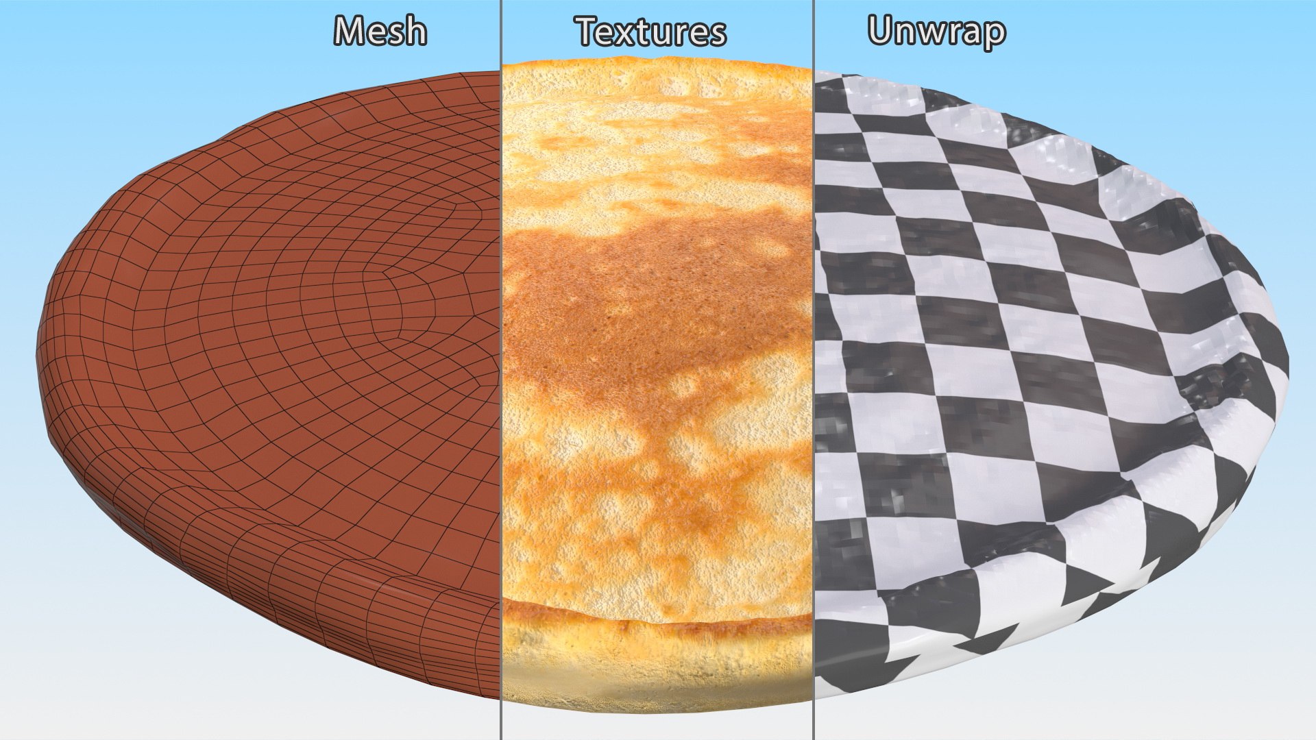3D One Pancakes model - TurboSquid 1950852