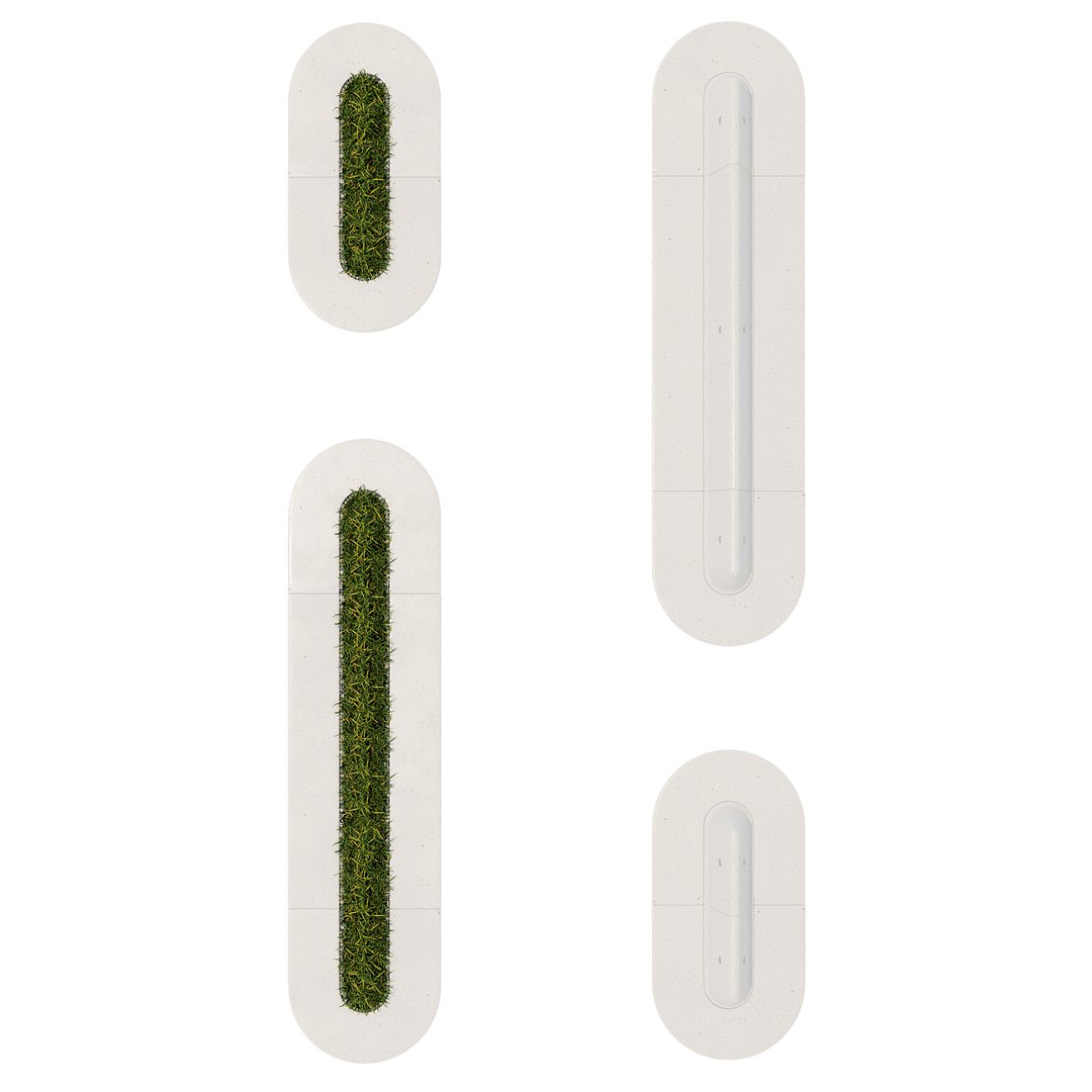3D Delta Modular Benches model - TurboSquid 1991016