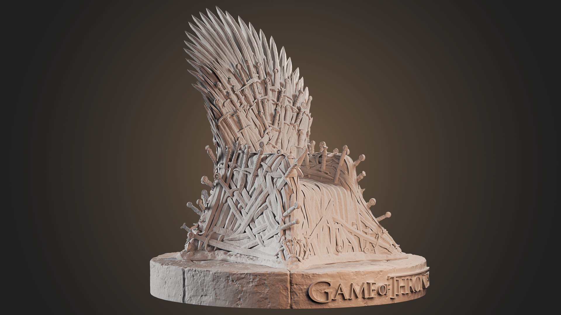 3D Throne Of Swords Model - TurboSquid 2355439
