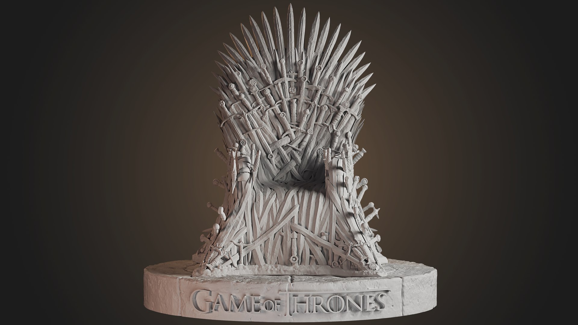 3D Throne Of Swords Model - TurboSquid 2355439