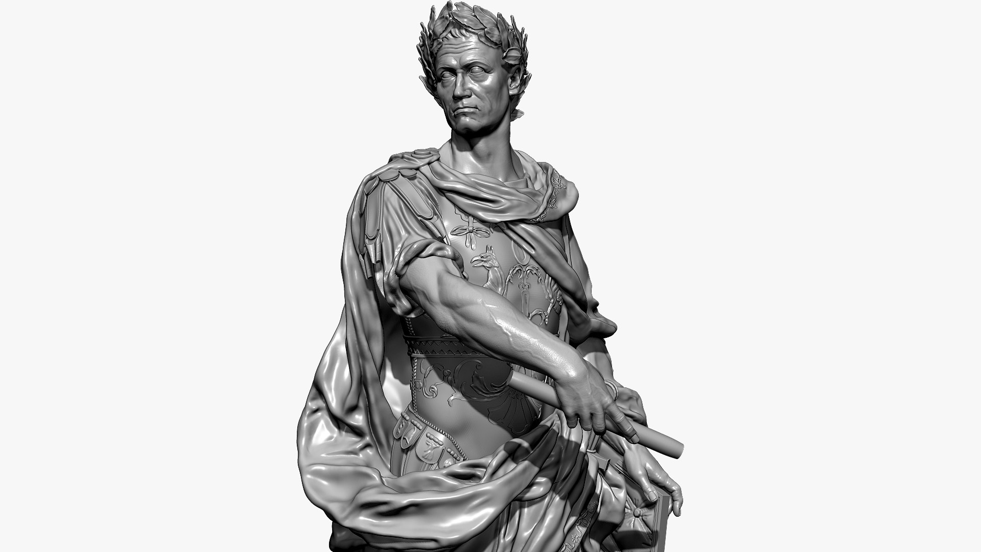 3D Caesar Statue - TurboSquid 1478133