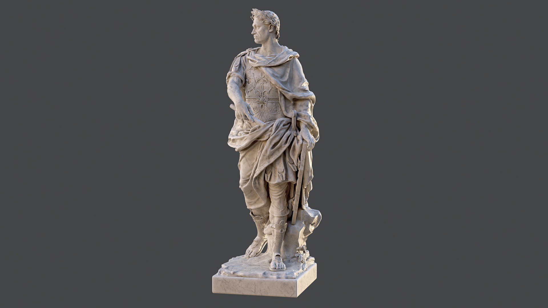 3D Caesar Statue - TurboSquid 1478133