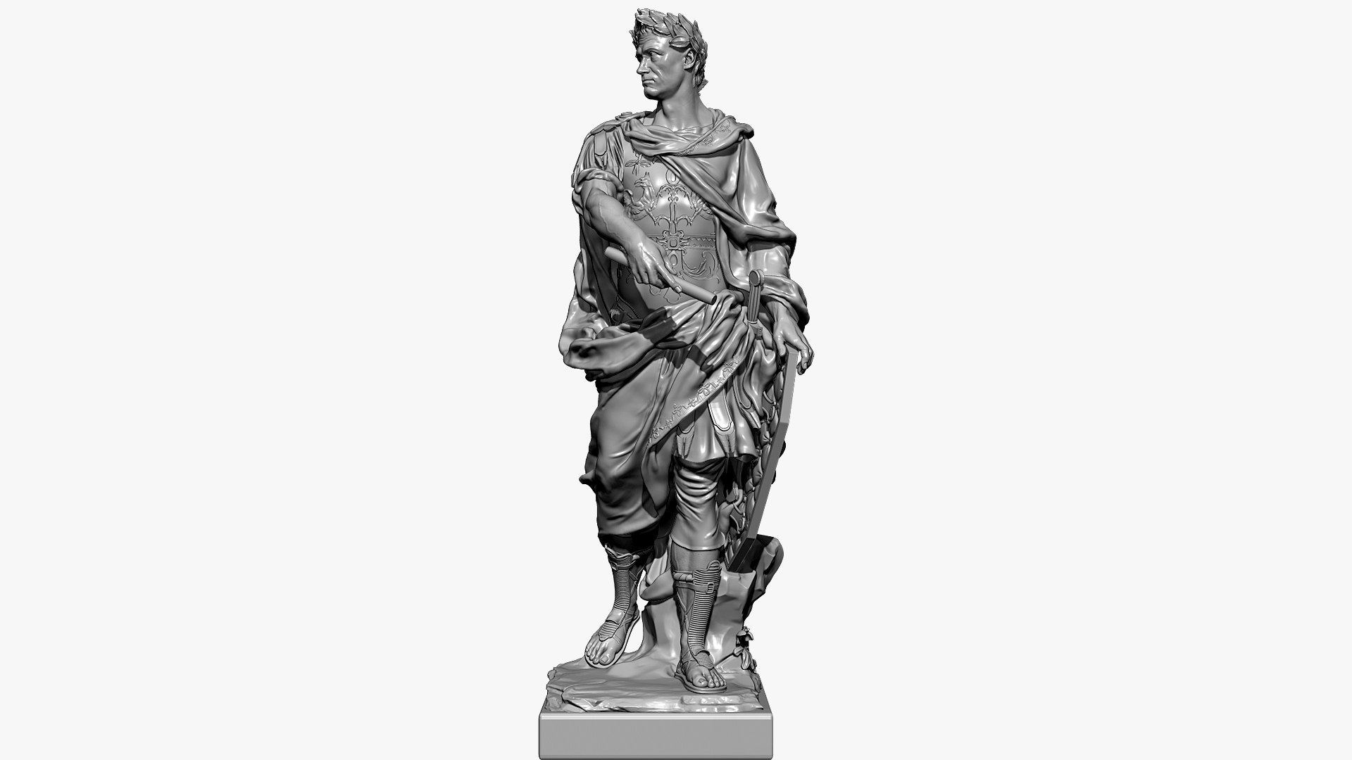 3D Caesar Statue - TurboSquid 1478133