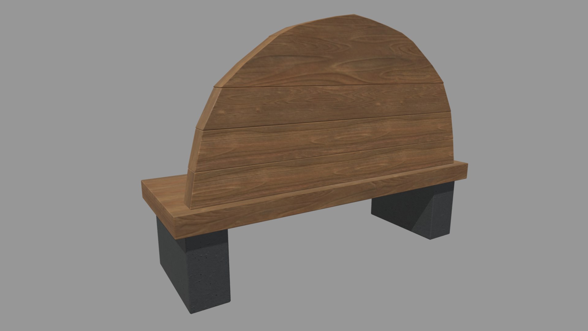 3D Model Low Poly Bench 08 - TurboSquid 2411451