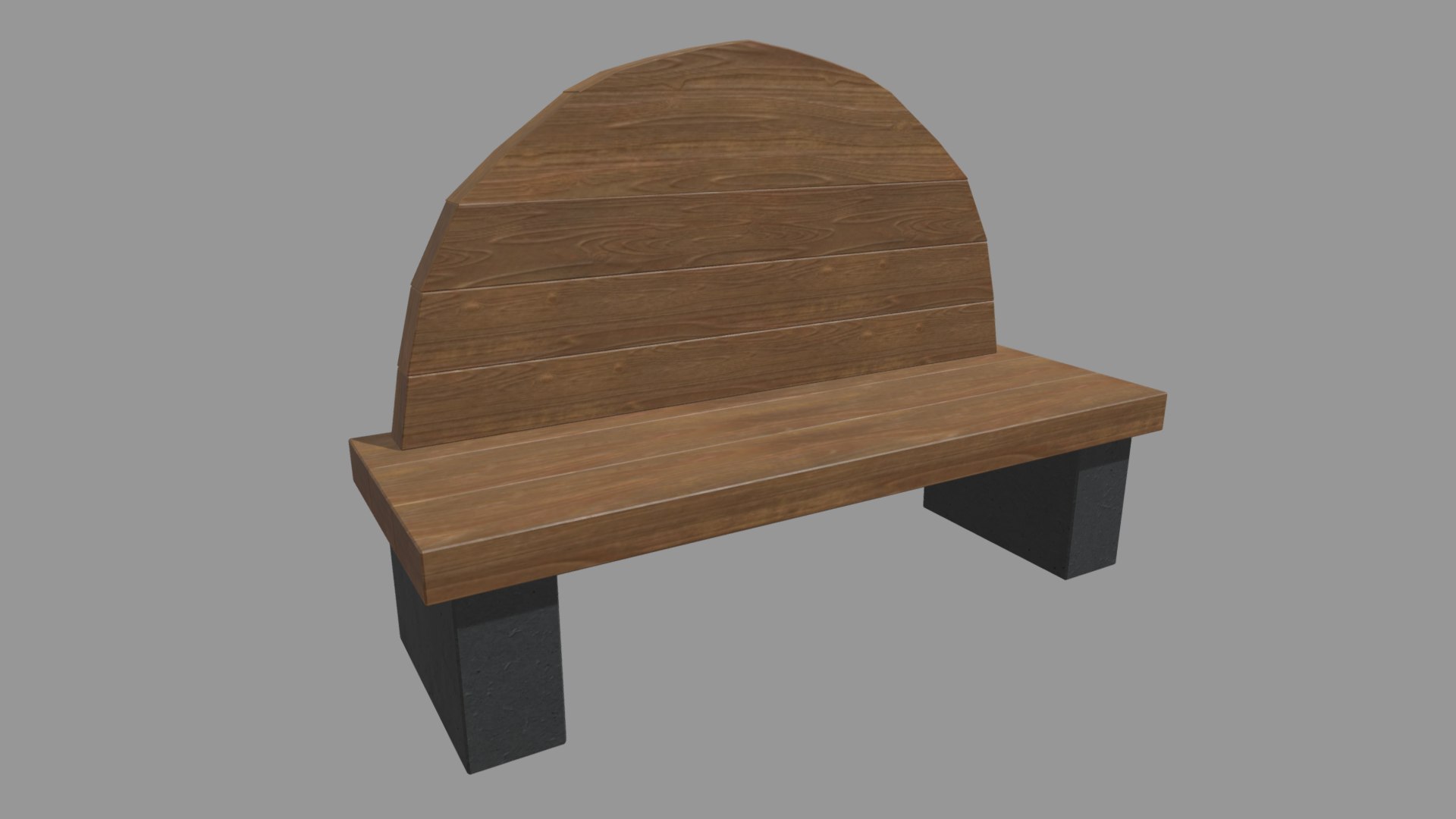 3D Model Low Poly Bench 08 - TurboSquid 2411451