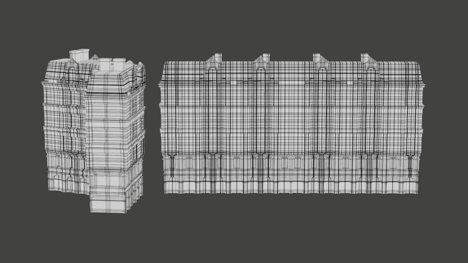 Haussmann Building 3D Model - TurboSquid 2219964