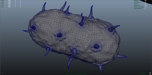 3d antigene bacteria model