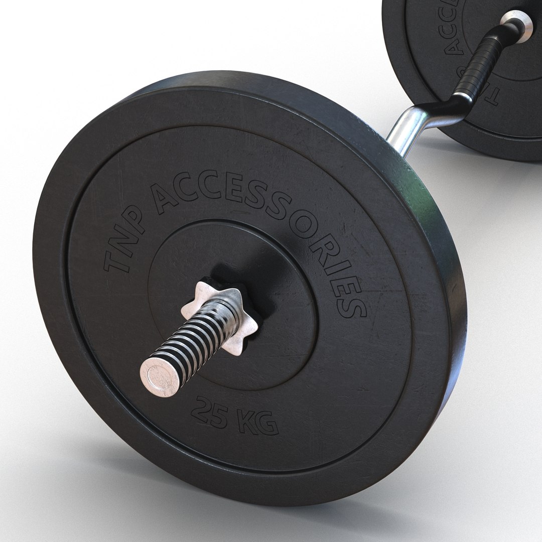 barbell 3d model