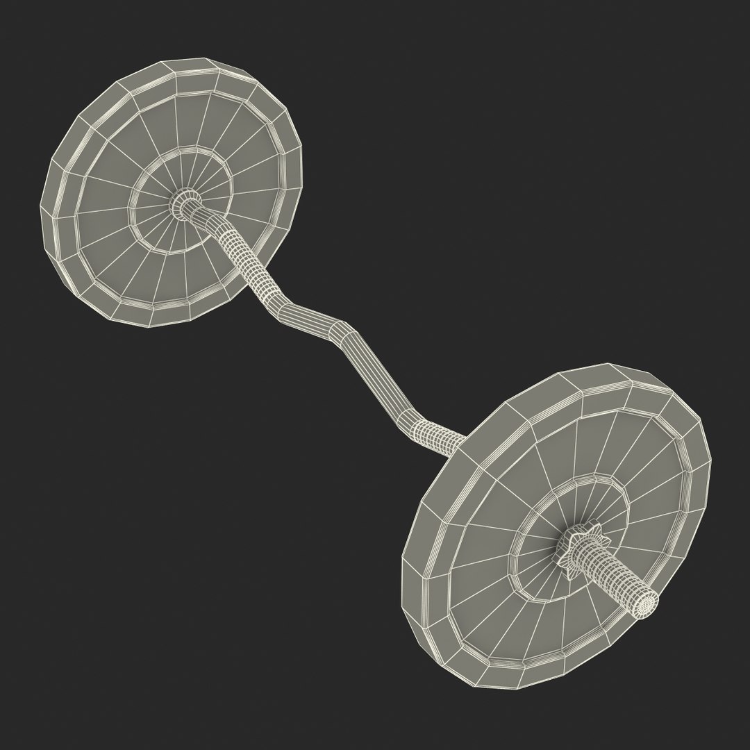 barbell 3d model