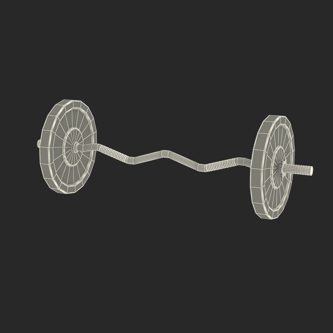 barbell 3d model