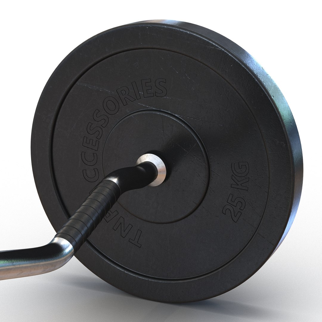 barbell 3d model