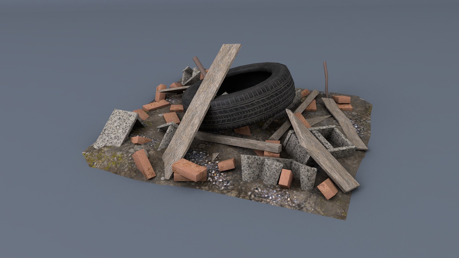 3D Model Scrap Asset - TurboSquid 1449149