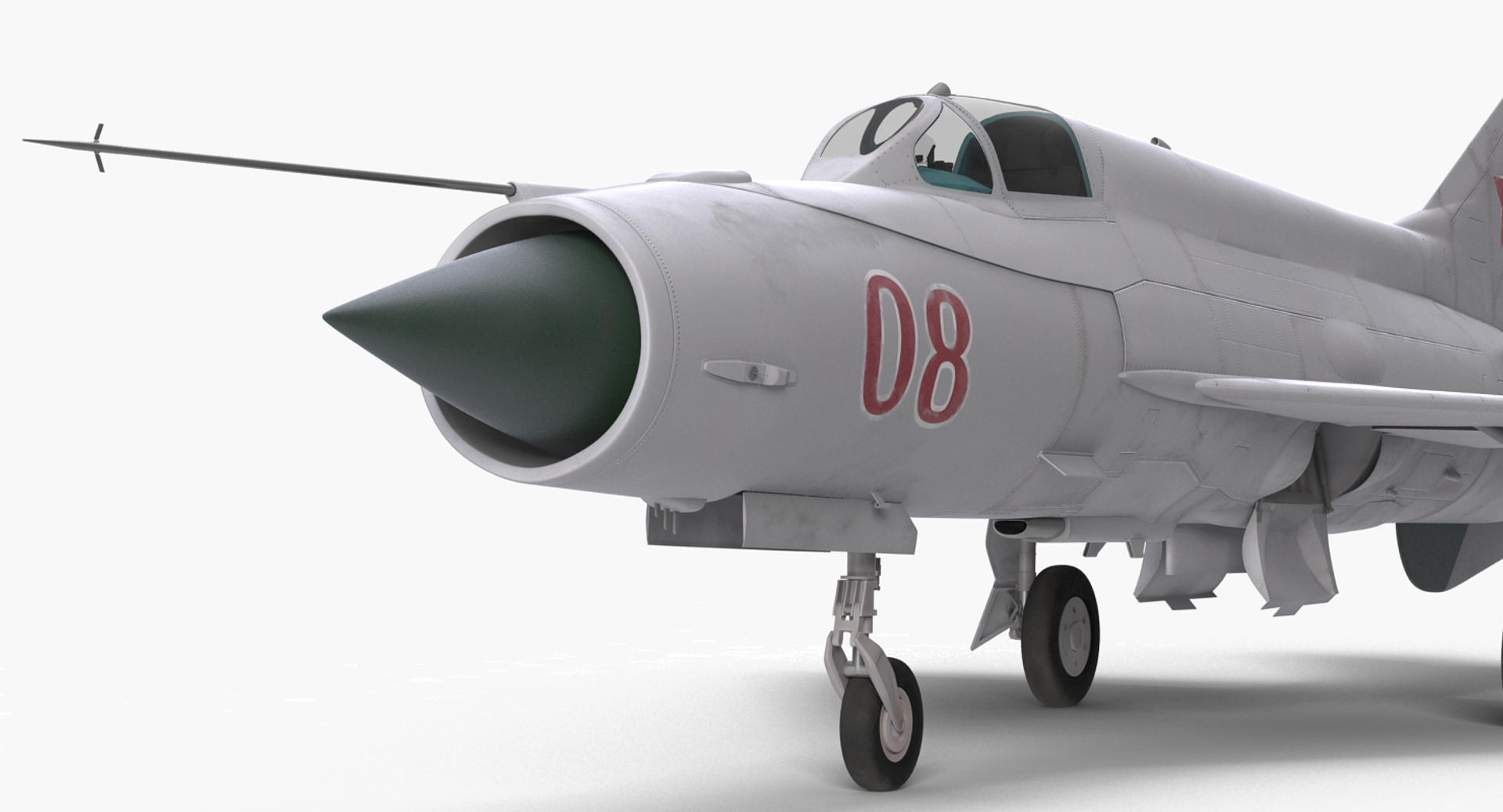fighter mig-21 fishbed russian 3d max