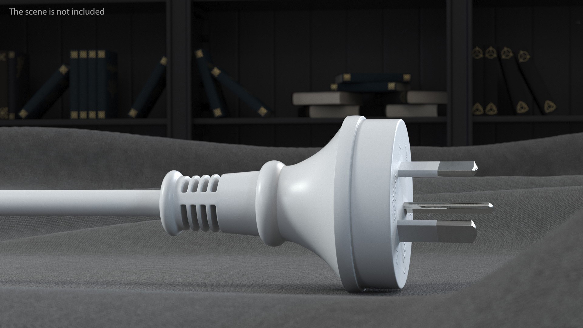 3D Type I Electric Plug White Rigged for Maya model - TurboSquid 2069347