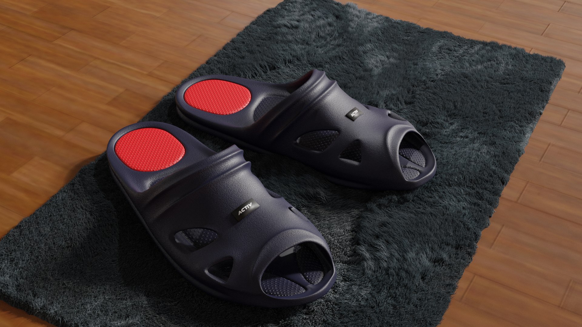 3D Model Activ Mens Slippers - TurboSquid 2430106