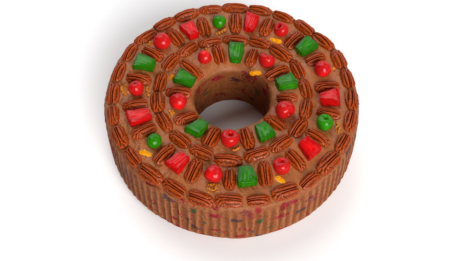 Holiday Fruitcake 3D - TurboSquid 1829785