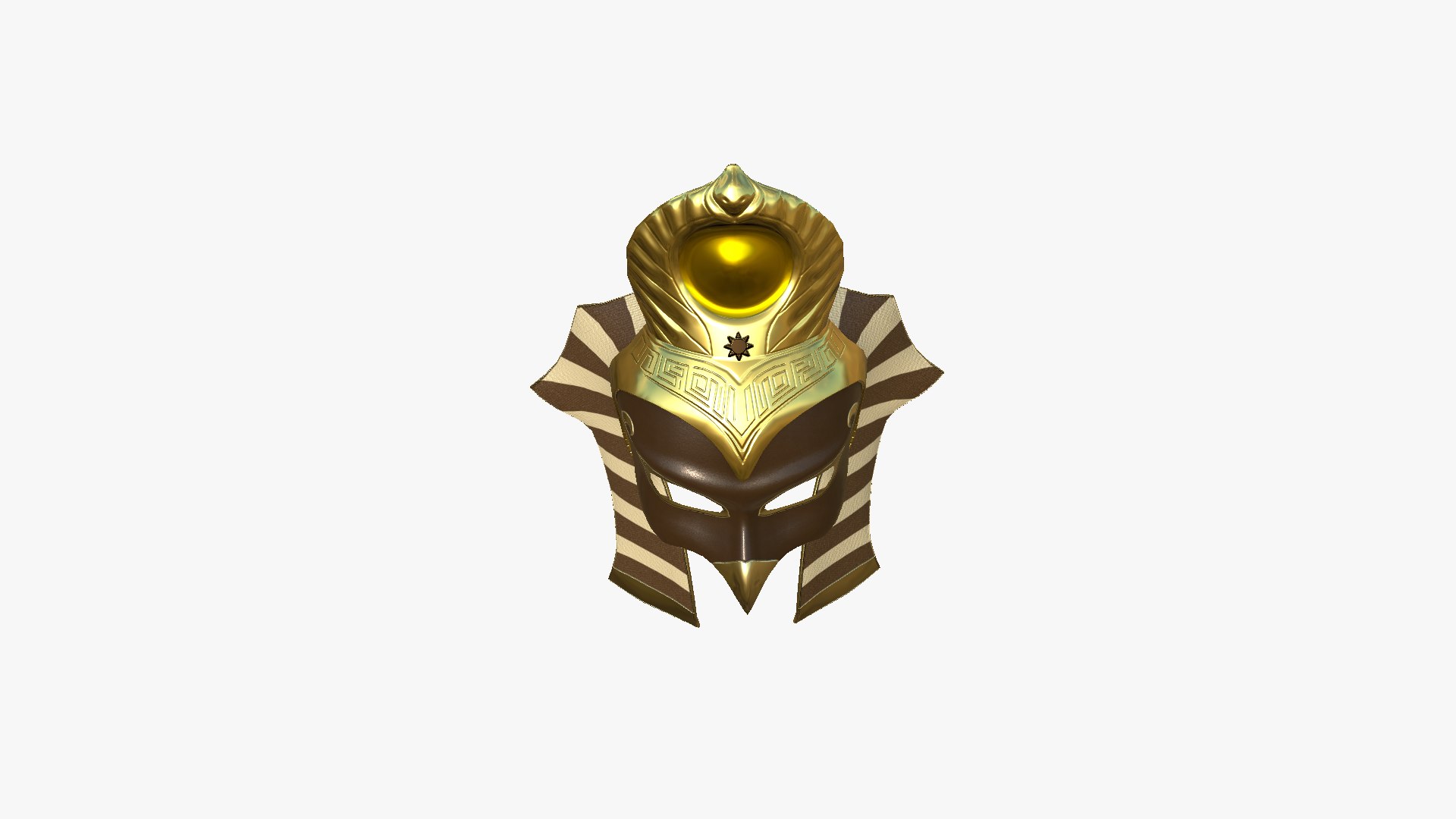 3D Model Ra Mask A06 - Egyptian Gods Character Clothing - TurboSquid ...