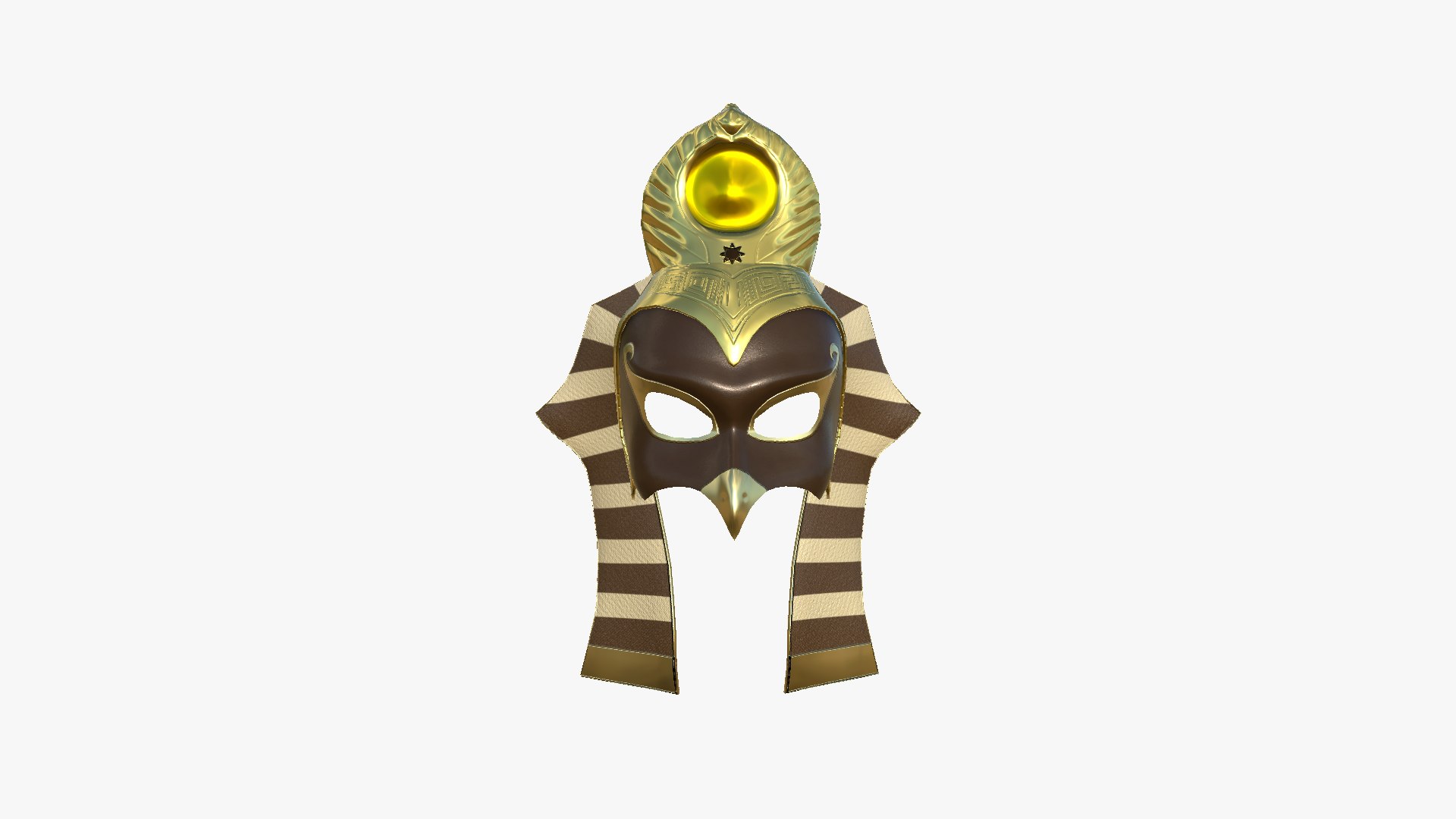 3D Model Ra Mask A06 - Egyptian Gods Character Clothing - TurboSquid ...