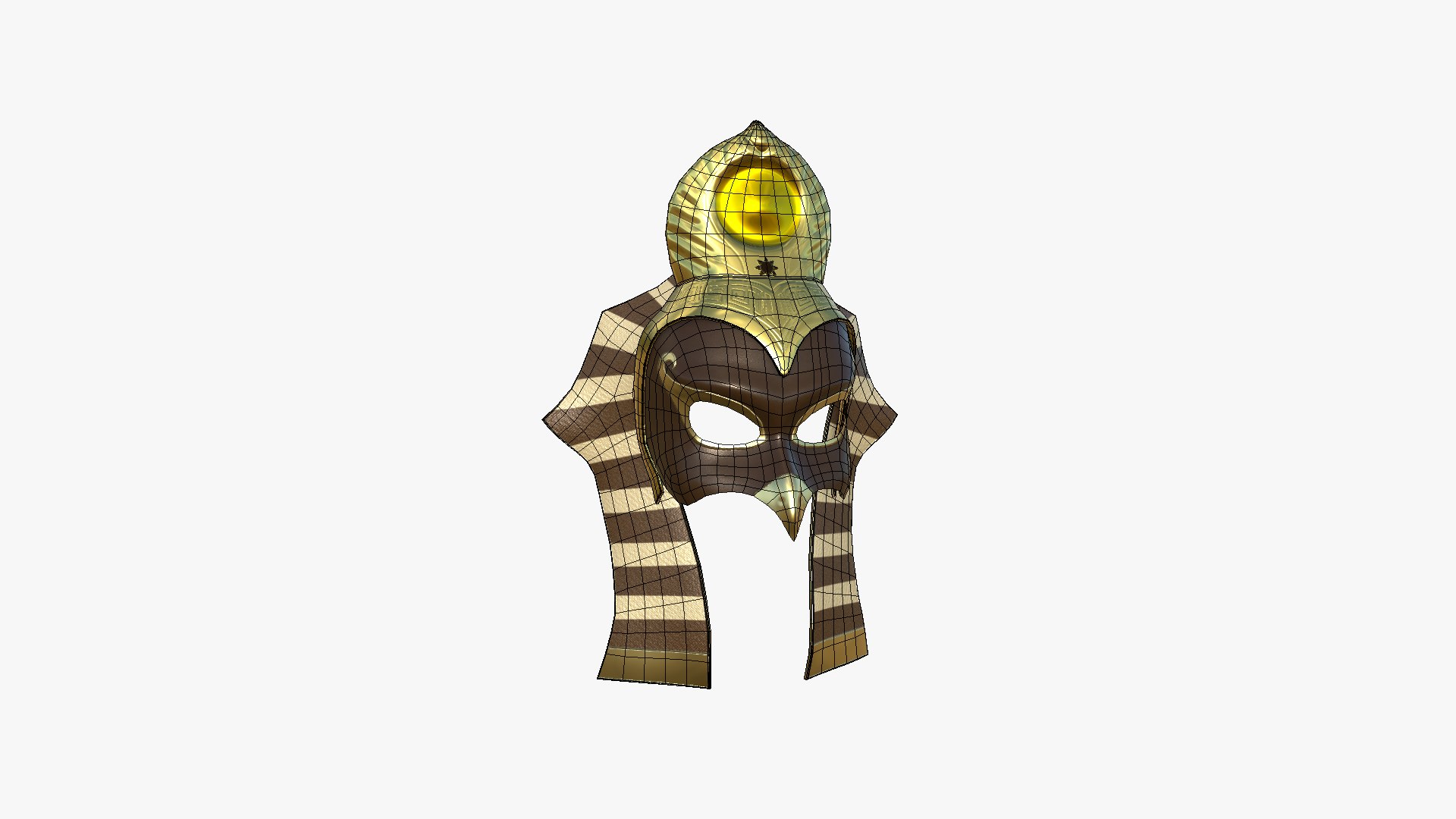 3D Model Ra Mask A06 - Egyptian Gods Character Clothing - TurboSquid ...