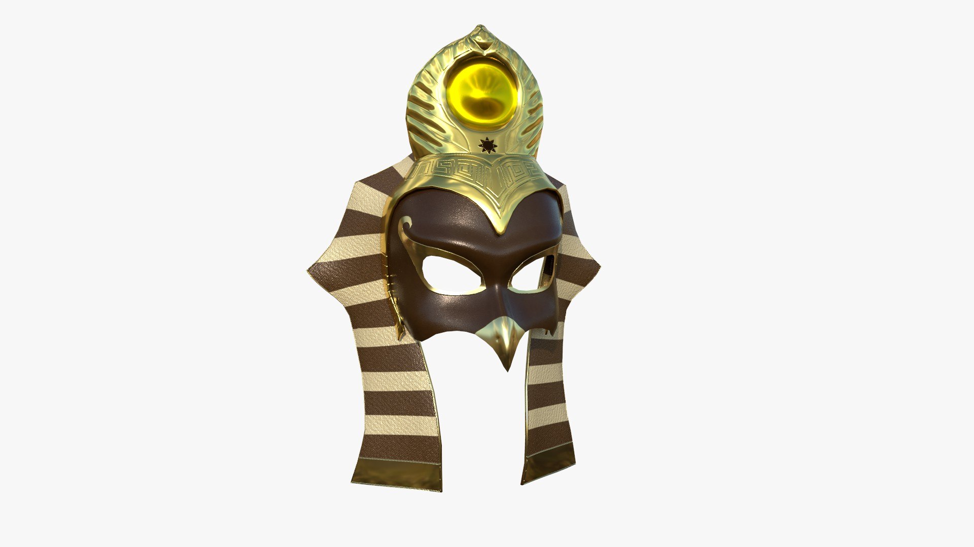 3D Model Ra Mask A06 - Egyptian Gods Character Clothing - TurboSquid ...