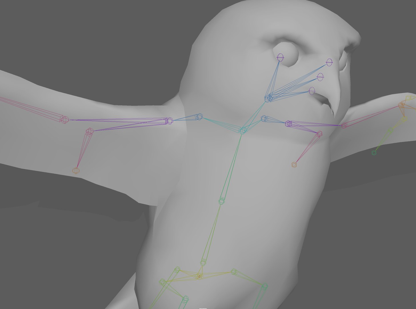 Snowy White Owl Low Poly Rig 3D - TurboSquid 1989111