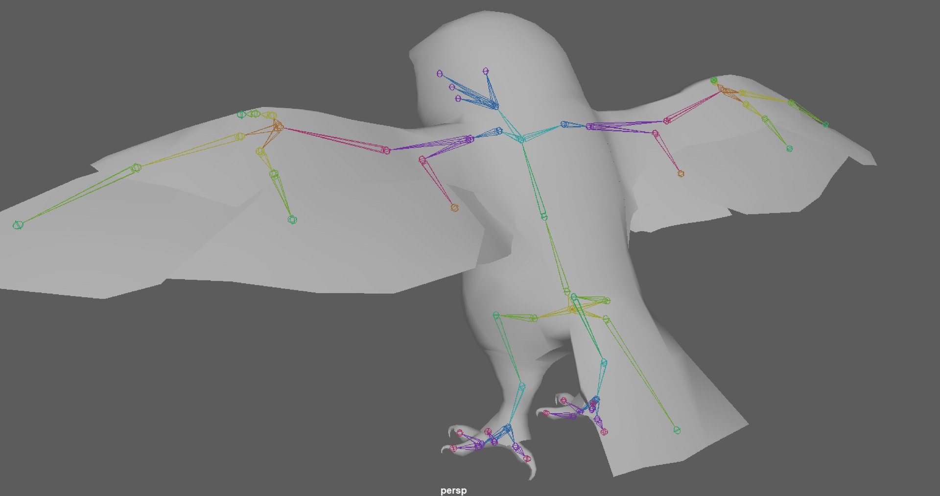 Snowy White Owl Low Poly Rig 3D - TurboSquid 1989111