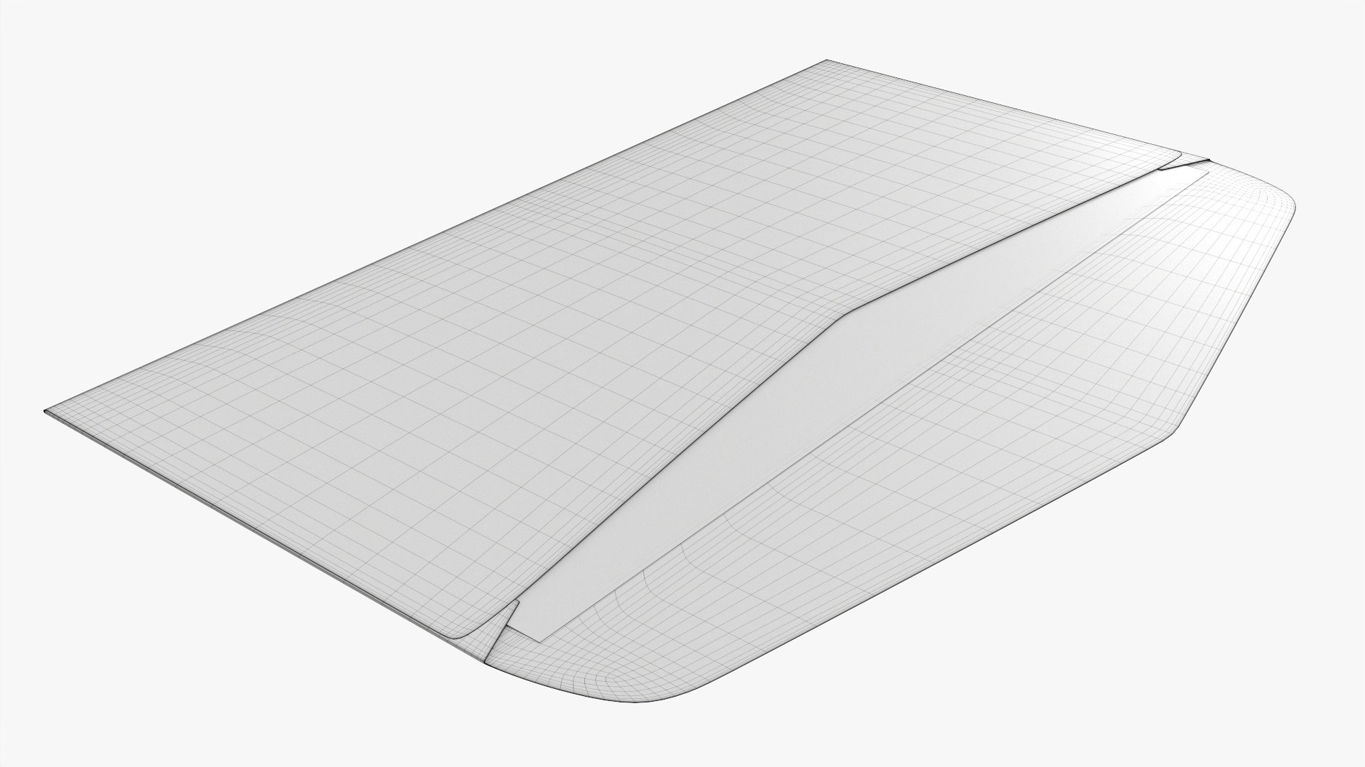 Envelope Mockup 02 Open 3D Model - TurboSquid 1808977