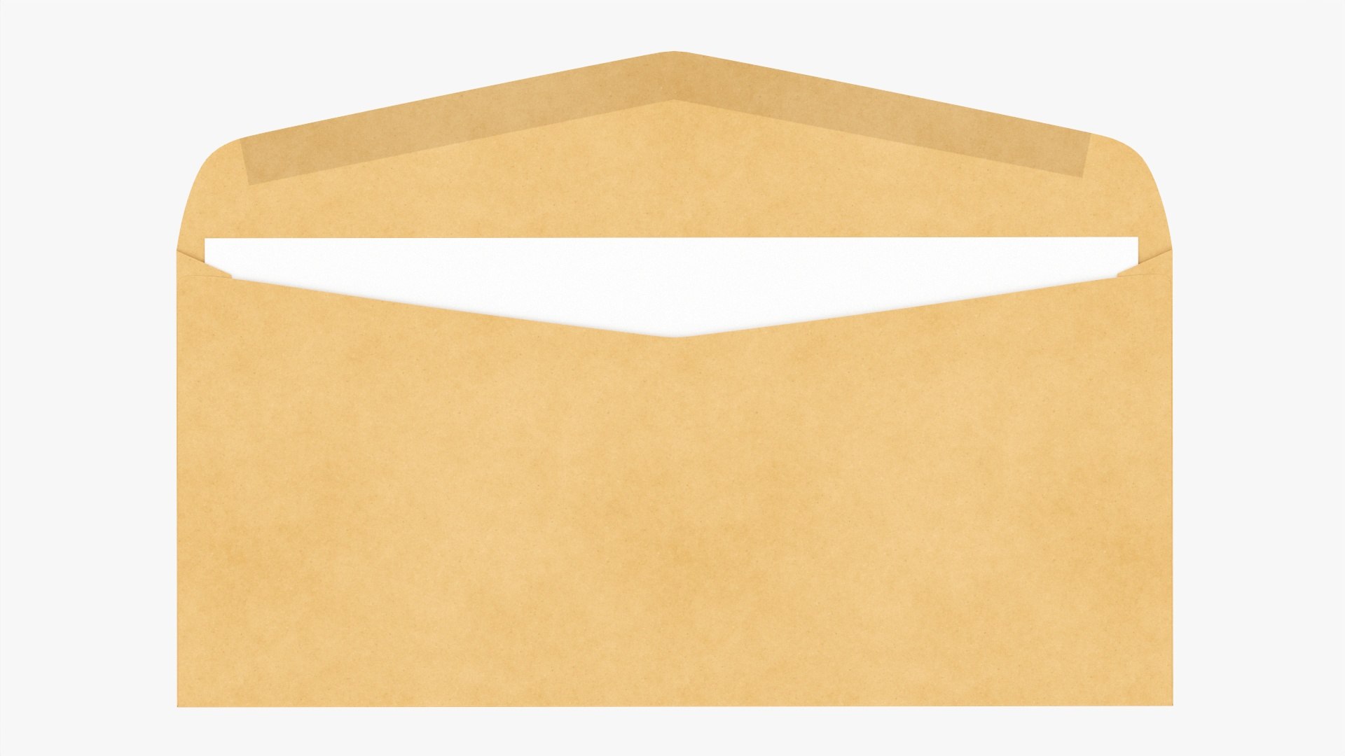Envelope Mockup 02 Open 3D Model - TurboSquid 1808977