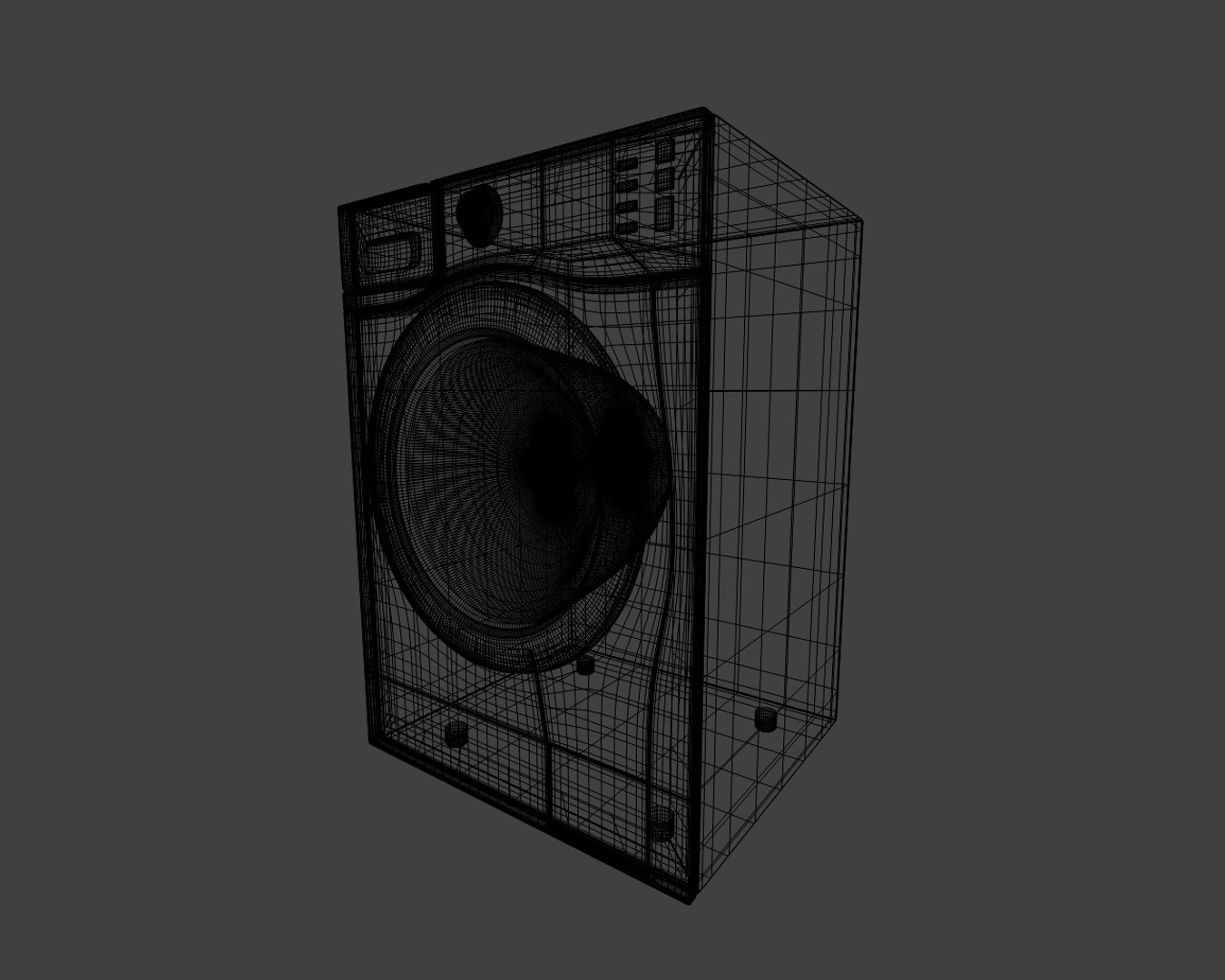 3d Model Washer Interior Design
