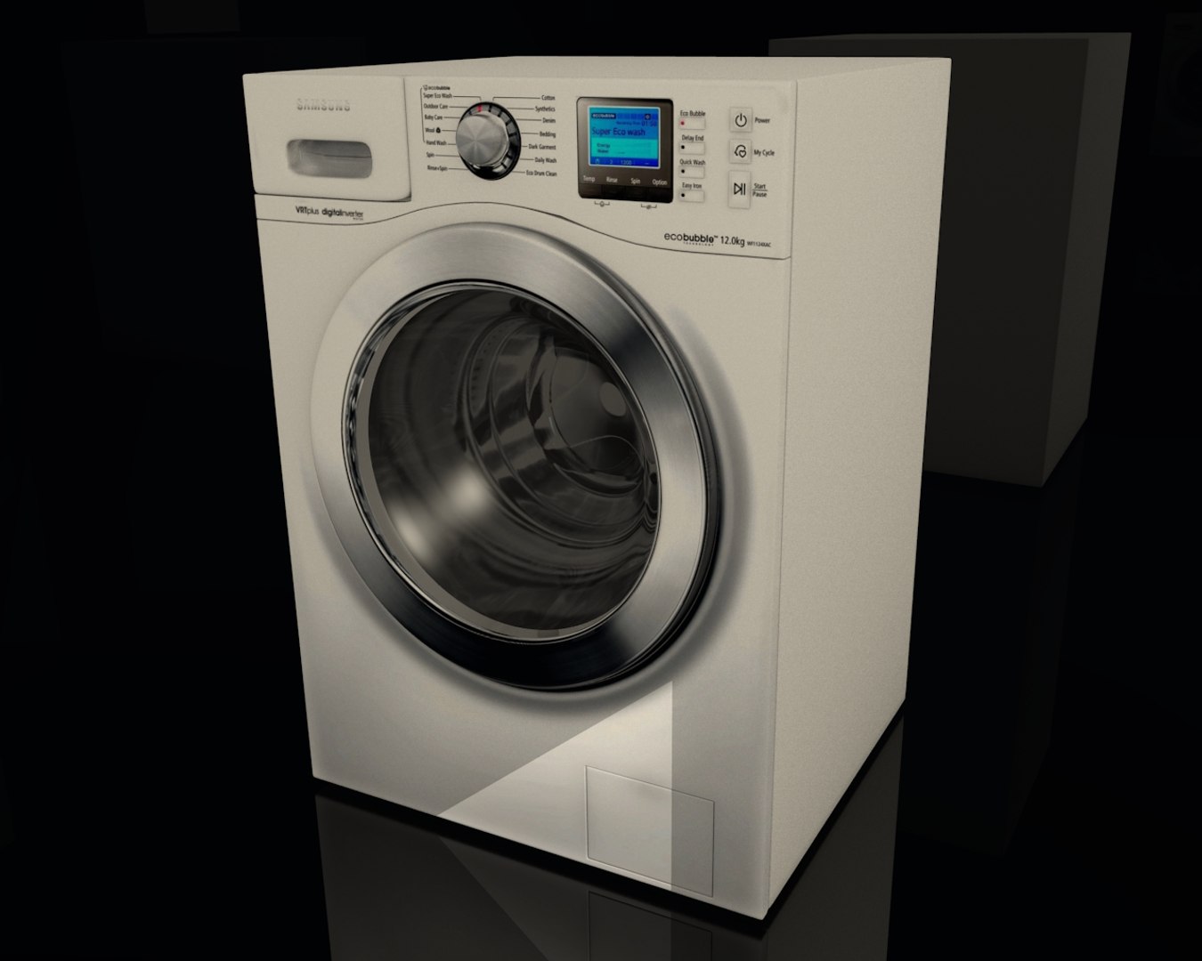 3d Model Washer Interior Design