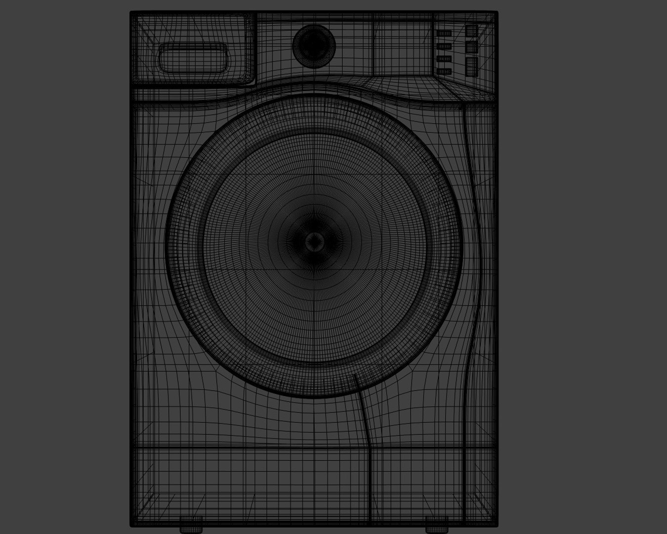 3d Model Washer Interior Design