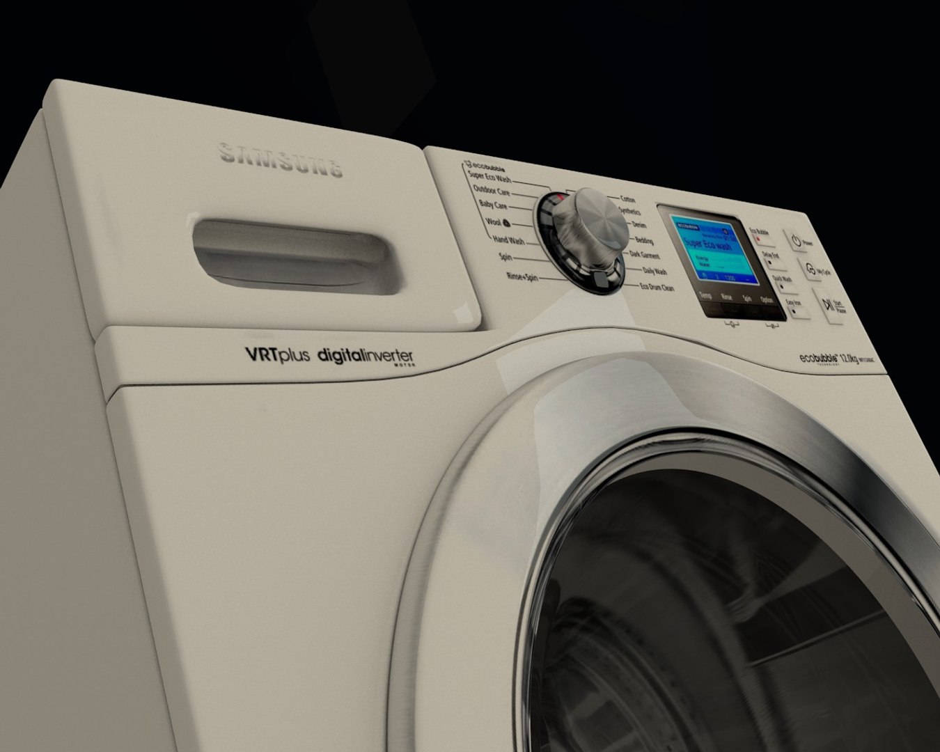 3d Model Washer Interior Design
