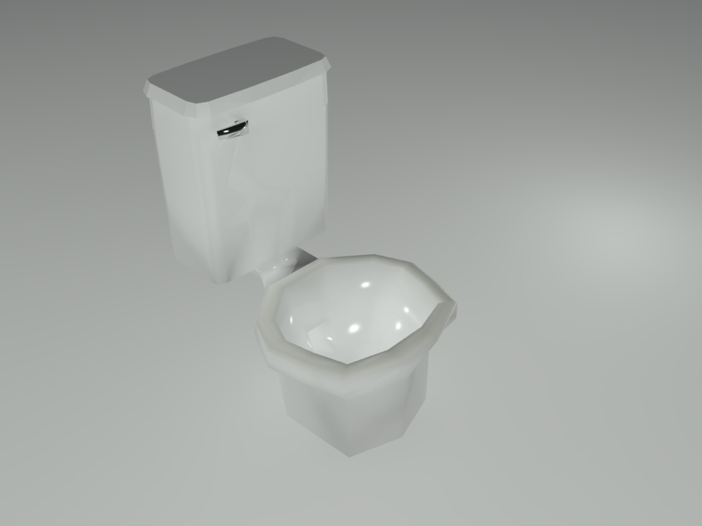 3d Toilet Potty Loo Model
