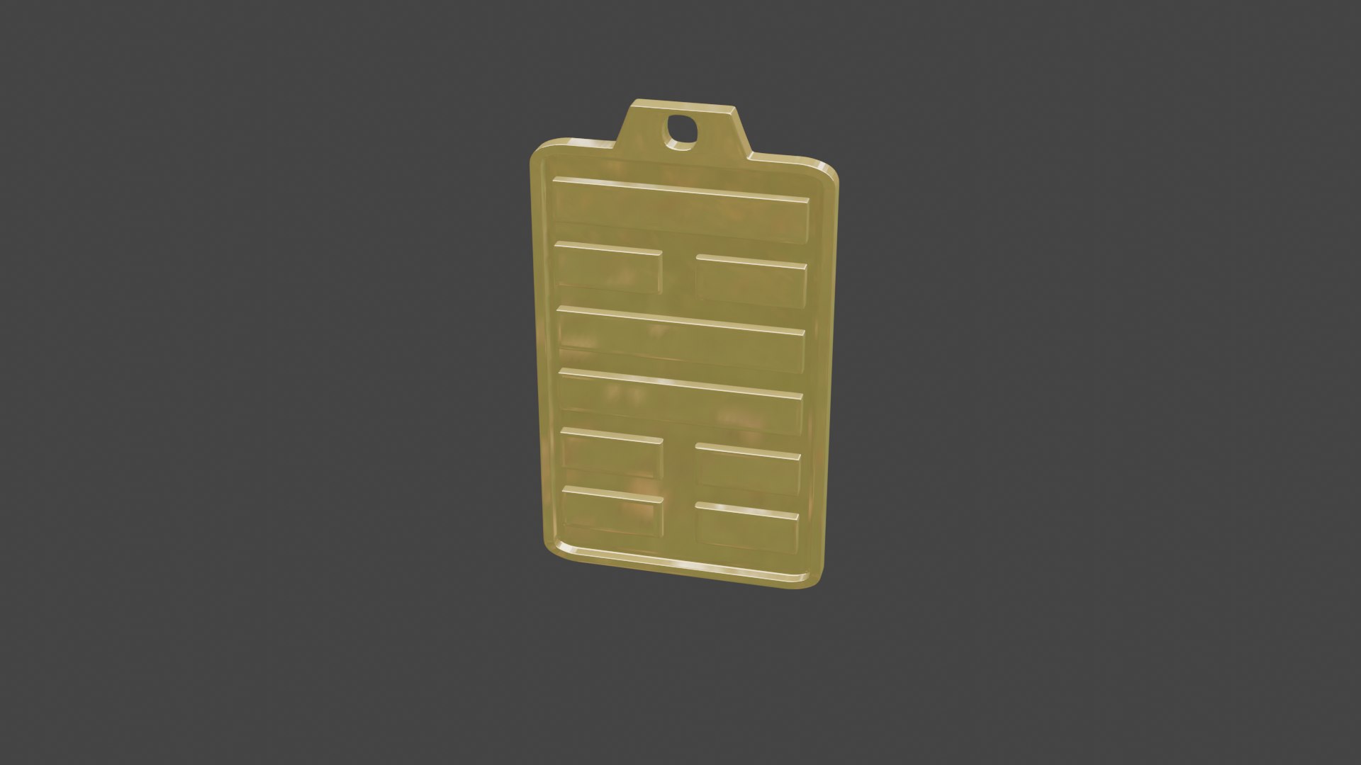 I Ching Hexagram Pendant 56 Model - TurboSquid 2425559