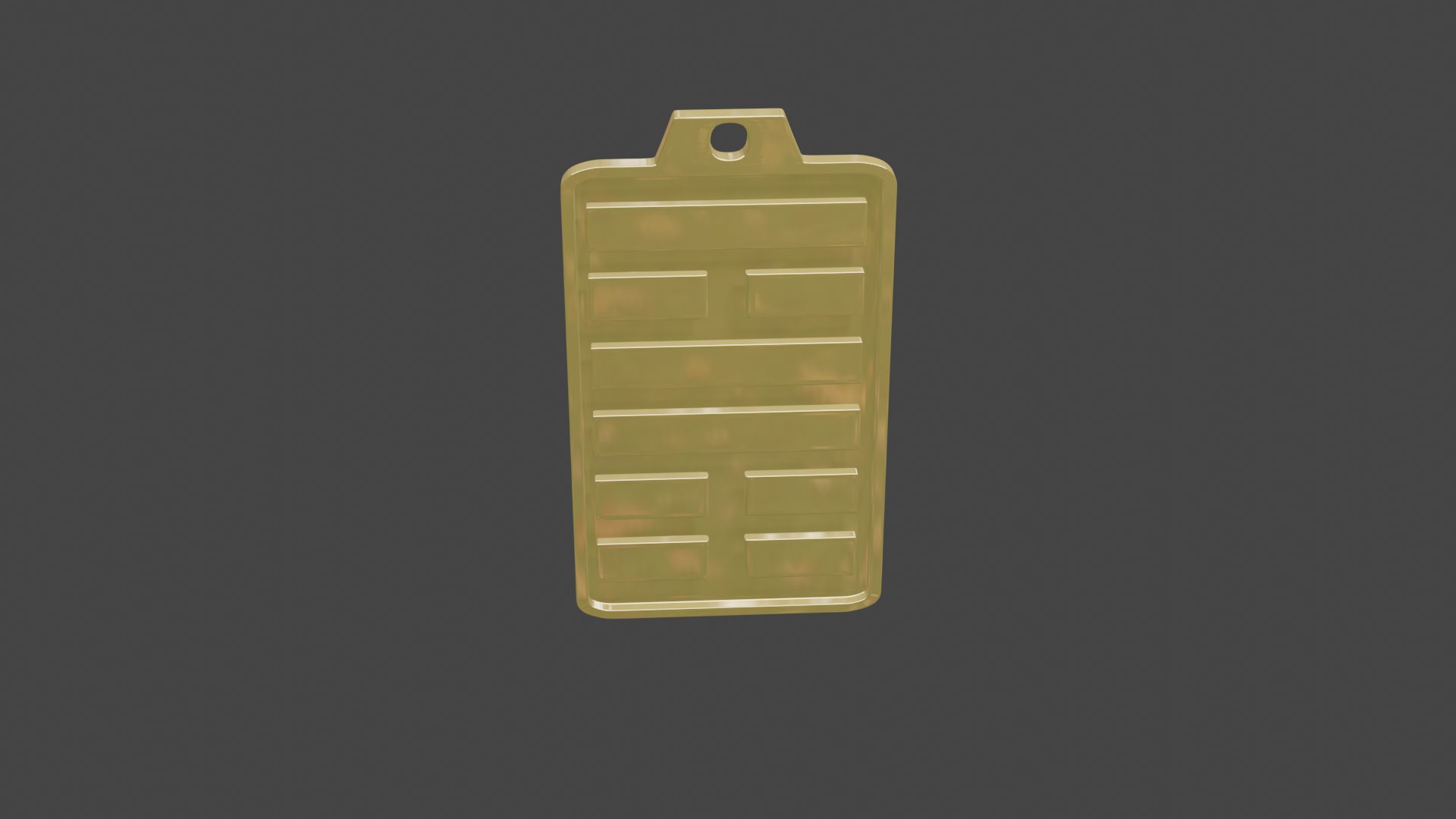 I Ching Hexagram Pendant 56 Model - TurboSquid 2425559