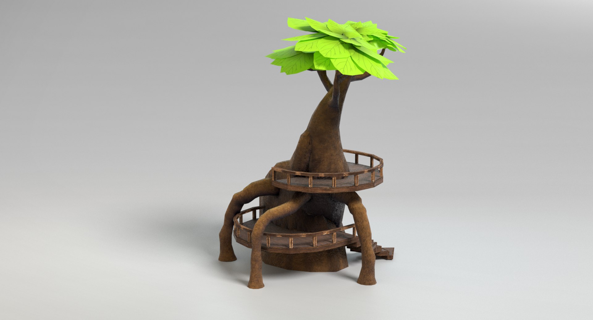 Fantasy Tree House 3d 3ds