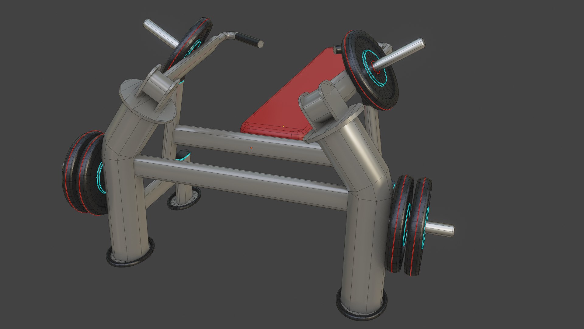 3D Bench Press Model - TurboSquid 2146013